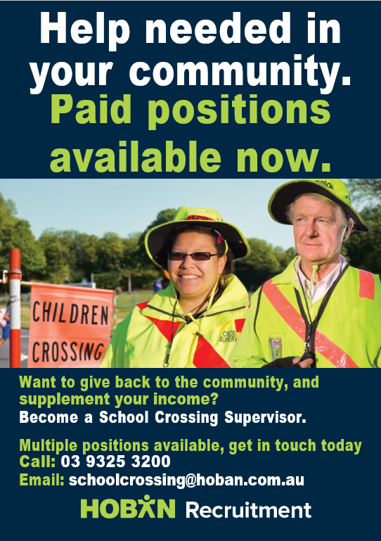School Crossing Supervisor Opportunity